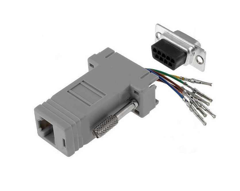 Adapter DB9 F-RJ45 F