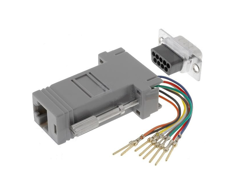 Adapter DB9 M-RJ45 F