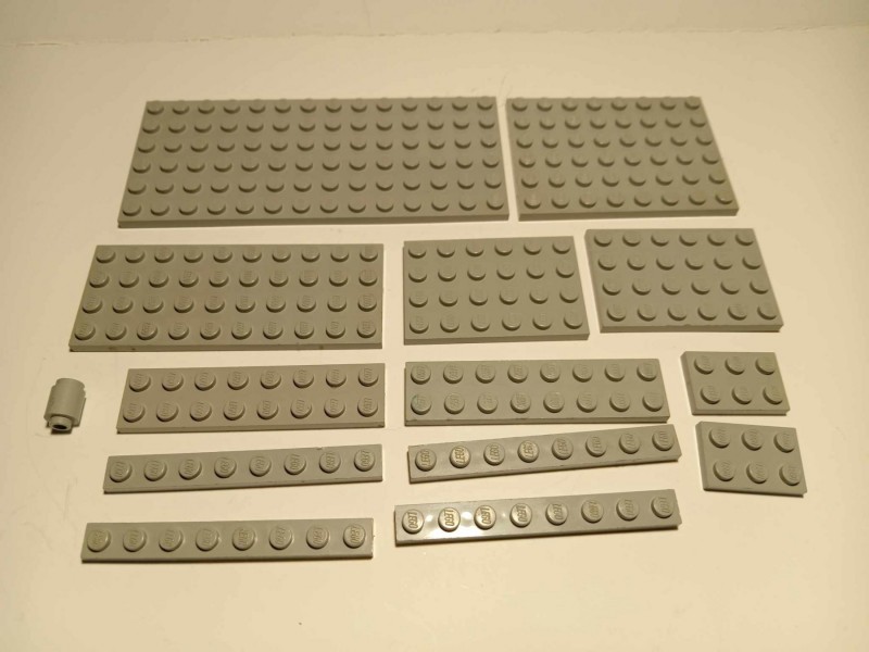 Lego Light Gray lot stara siva boja