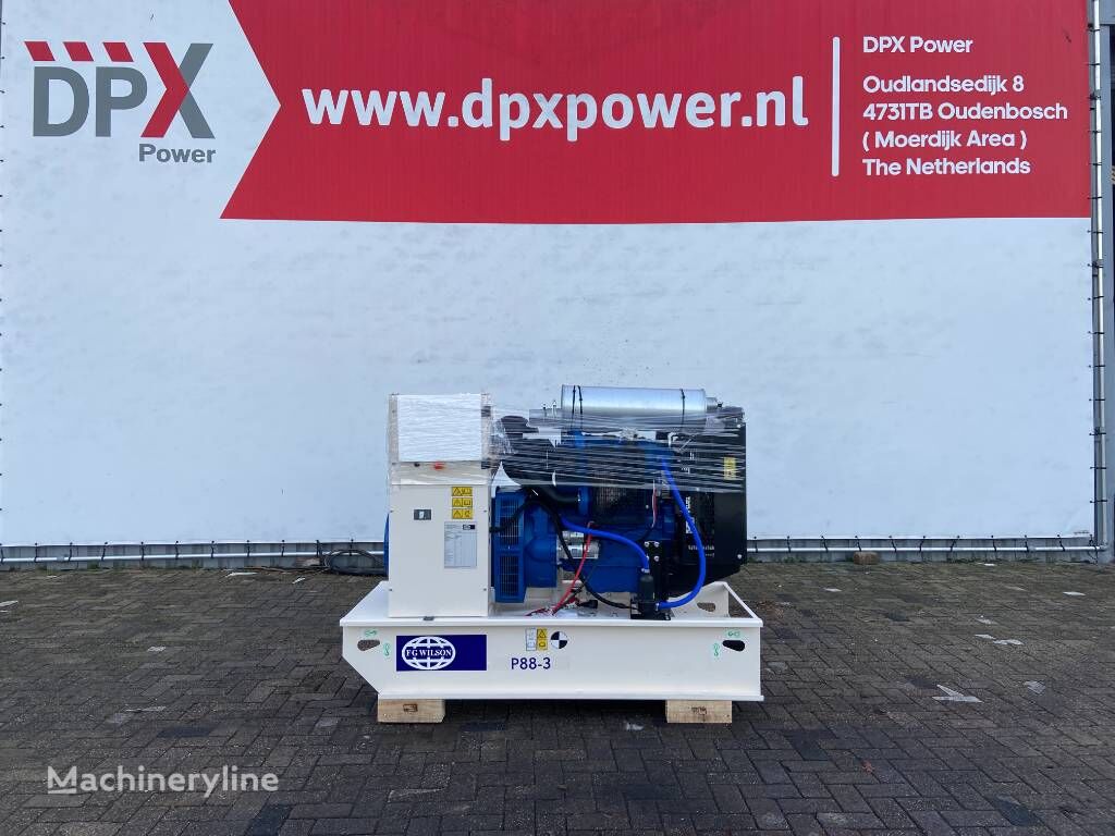 Novi FG Wilson P88-3 - 88 kVA Open Genset - DPX-16007-O diesel generator