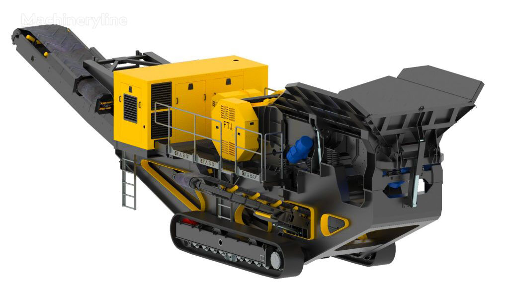 Novo FABO FTJ 14-80 Mobile Jaw Crusher postrojenje za drobljenje