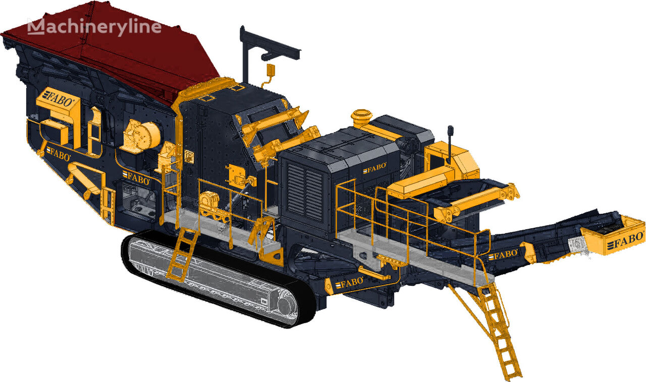 Novo FABO FTI-110 Mobile Impact Crusher postrojenje za drobljenje