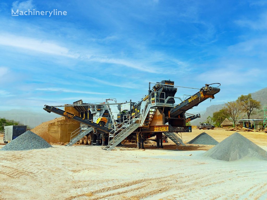 Novo FABO MCK-60 MOBILE CRUSHING & SCREENING PLANT FOR HARDSTONE postrojenje za drobljenje