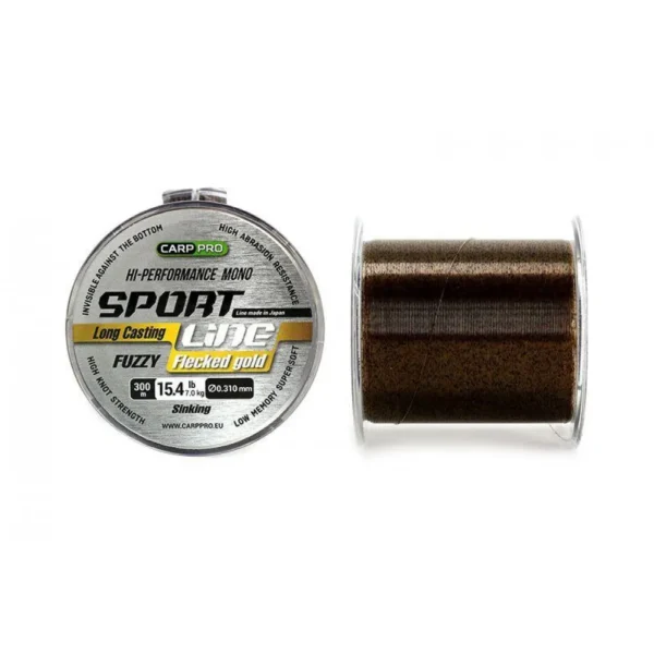 SPORT LONG CAST 300m 0.265mm FLECKED GOLD