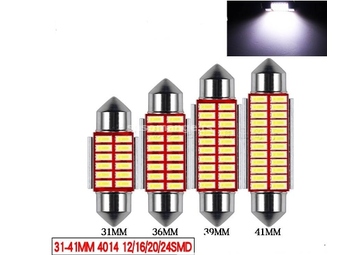 LED sijalice za auto LED36-39-41mm sijalice NOVO sa hladn