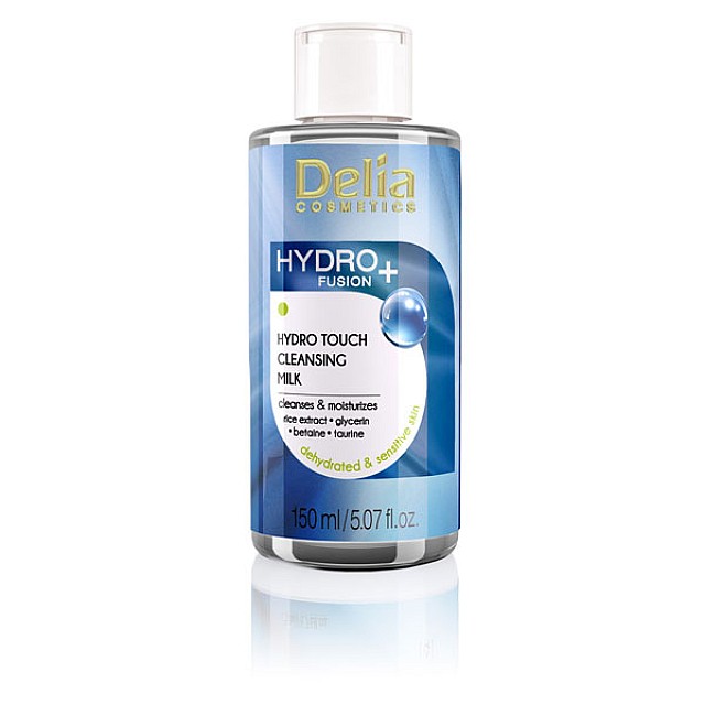 HYDRO FUSION + Mleko za čišćenje lica za hidrataciju 150 ml - DELIA