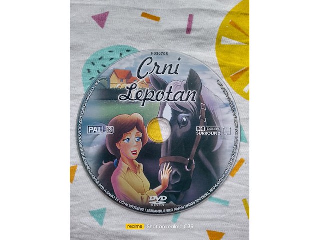 DVD CRTANI FILM - CRNI LEPOTAN