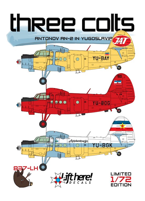 LIFT HERE! Three Colts, Antonov An-2 in Yugoslavia in 1/72