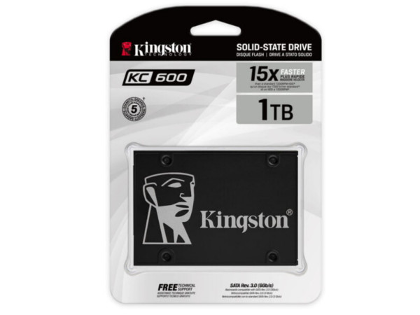SSD KINGSTON KC600 1024GB2.5''SATA3crna' ( 'SKC6001024G.E' )