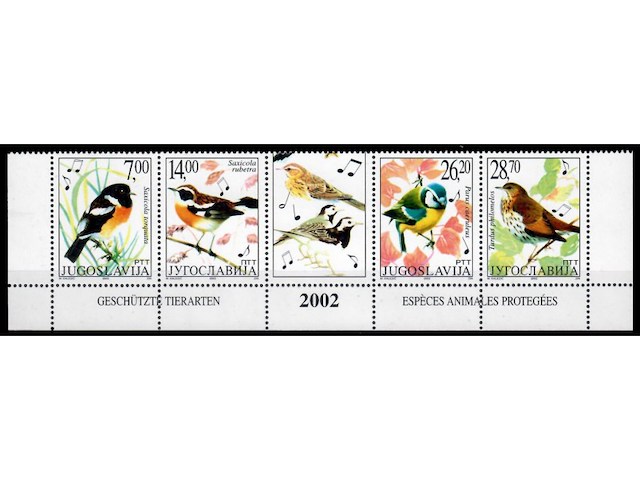 BA-ZAŠTIĆENE ŽIVOTINJSKE VRSTE 2002