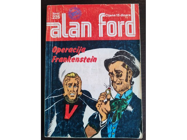 Alan Ford Vjesnik AF 226 - OPERACIJA FRANKENSTEIN