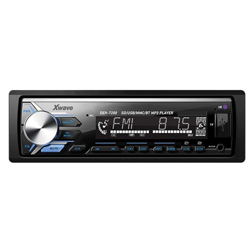 Xwave DEH-7200 Auto MP3 plejer,FM,Bluetooth,USB,SD/MMC,AUX,RDS,4x40W