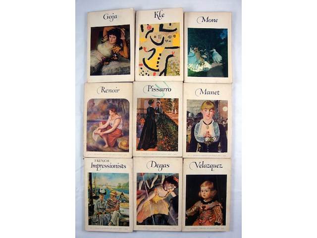 +++ Kle-Degas-Goja-Renoir-Manet-Mone - 9 knjiga +++
