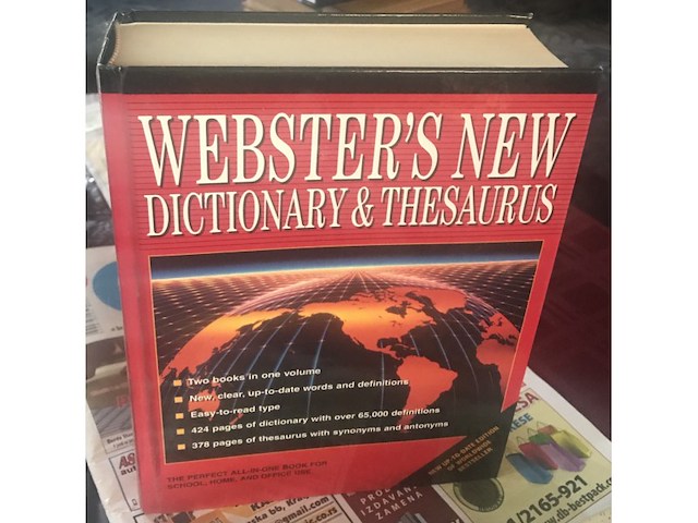 Webster’s new dictionary &;; thesaurus