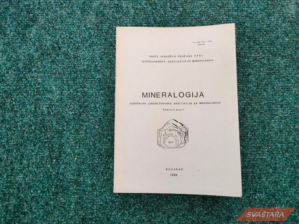 Mineralogija - godišnjak Jugoslovenske asocijacije