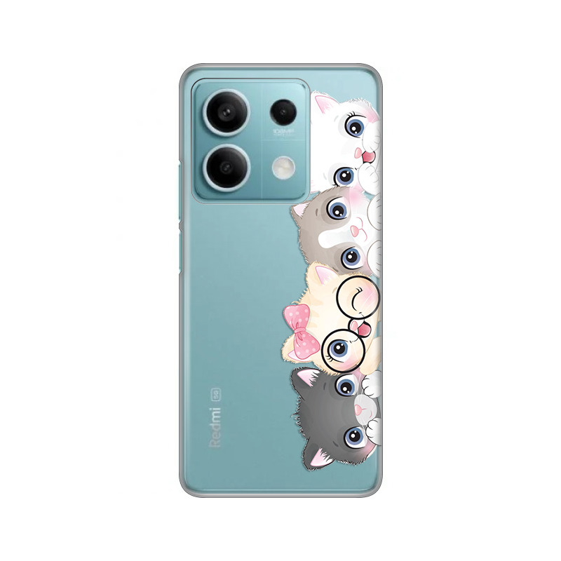 Maskica Silikonska Print Skin za Xiaomi Redmi Note 13 4G (EU) Cats