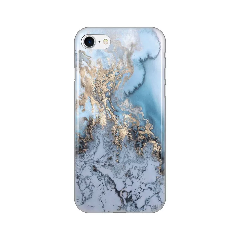 Maskica Silikonska Print za iPhone 7/8/SE 2020/2022 Blue Gold Marble