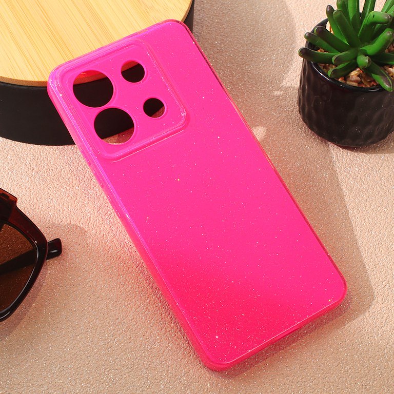 Maskica Sparkle Dust za Xiaomi Redmi Note 13 Pro 5G pink