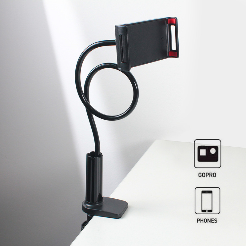 Fleksibilni desktop drzac za web kameru tip1 crni