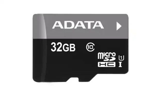 Micro SD Card 32GB AData + SD adapter AUSDH32GUICL10-RA1 class 10