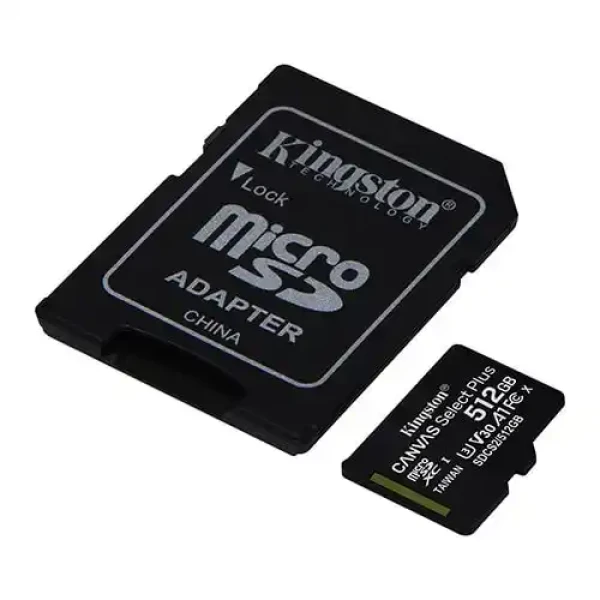 Micro SD Card 512GB Kingston + Adapter Class 10 SDCS2512GB