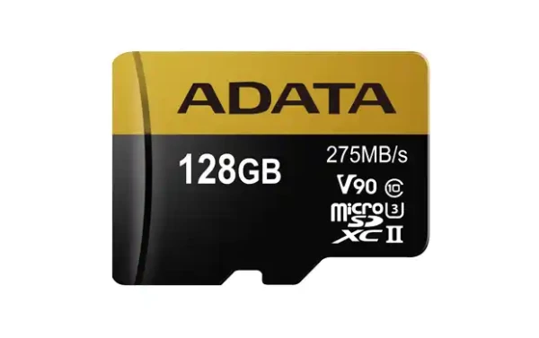 Micro SD Card 128GB AData + SD adapter AUSDX128GUII3CL10-CA1 class 108K4K