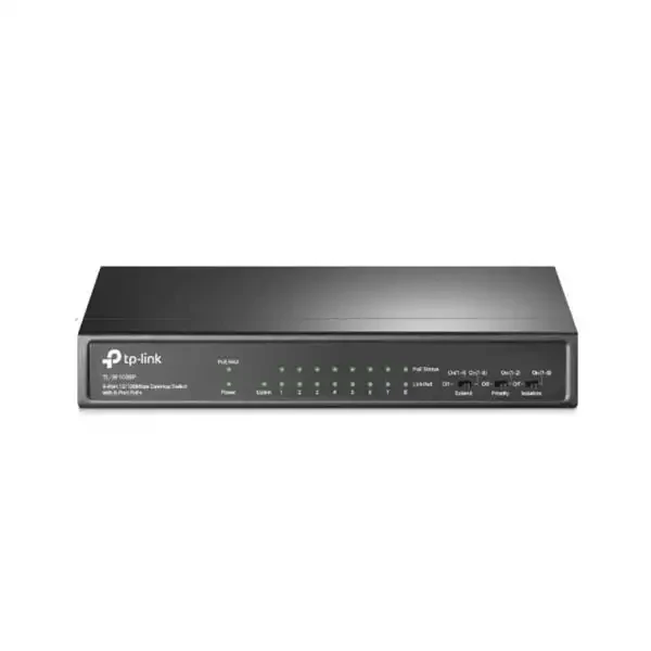 Svič 10100 9-port TP-Link TL-SF1009P8×PoE+