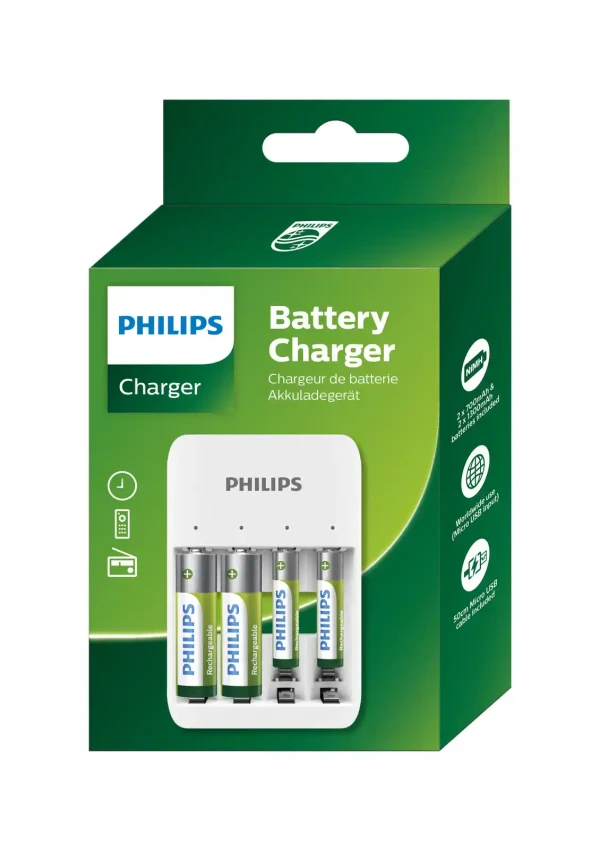 Punjač za baterije Philips AAAAA na USB 4 porta