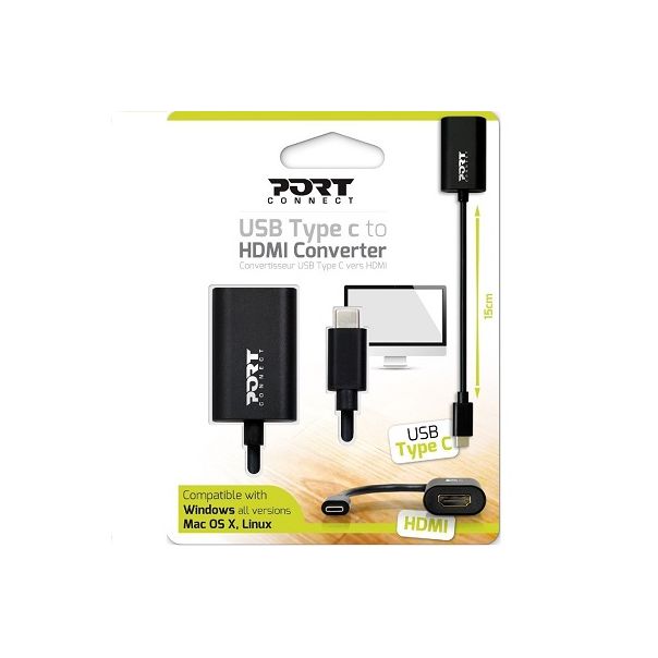 PORT DESIGNS Adapter USB Type C na HDMI