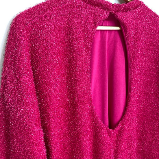 H&M gliter pink haljina vel. S kao NOVA