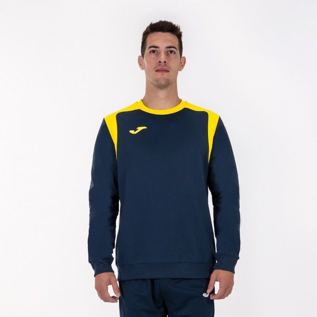 SWEATSHIRT CHAMPIONSHIP V DARK NAVY-YELLOW tamno plava-žuta 2XL