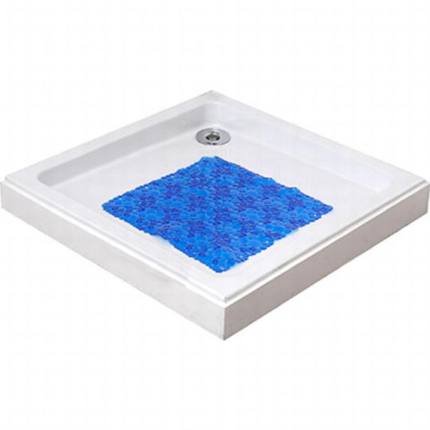 TENDANCE Guma za kadu 50 x 50 cm pvc tamno plava bubbles