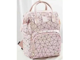 BBO torba za mame WT045 Fashion Mama Bag - pink