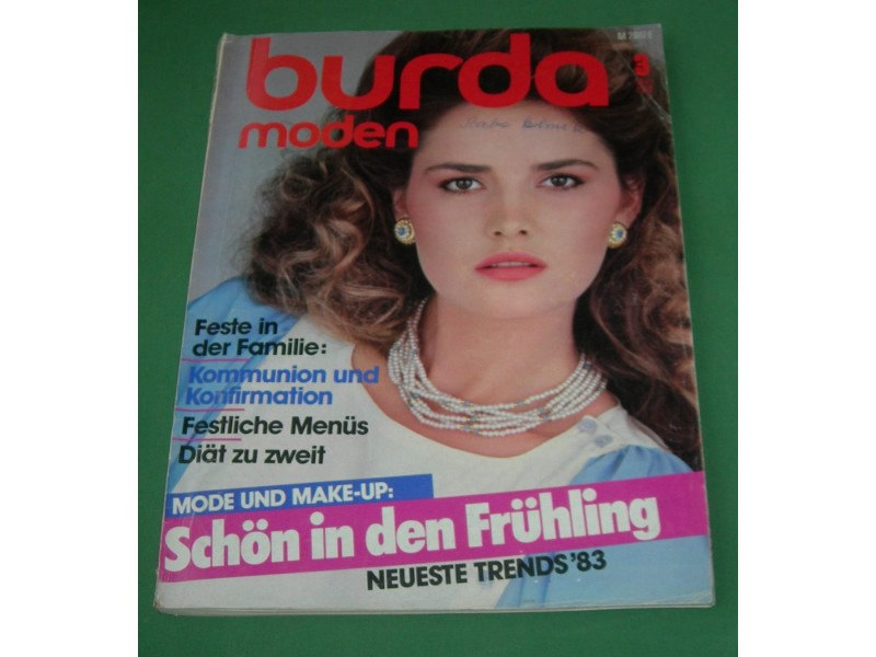 Burda, mart 1983., Nemački