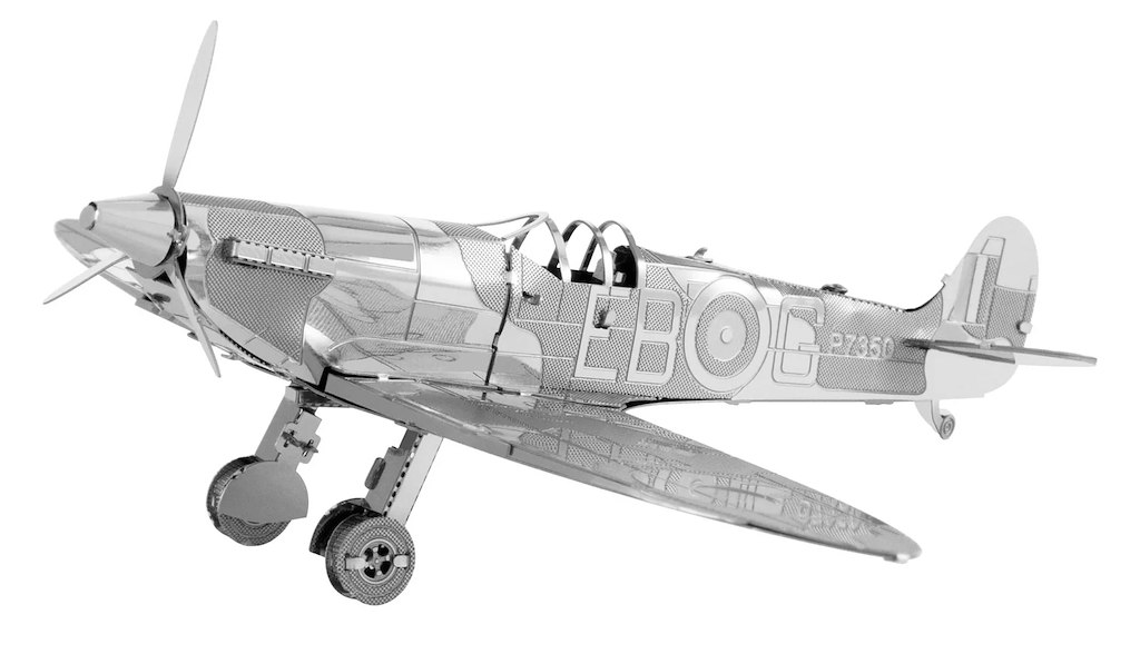 3D metalna maketa - Britanski lovački avion Spitfire