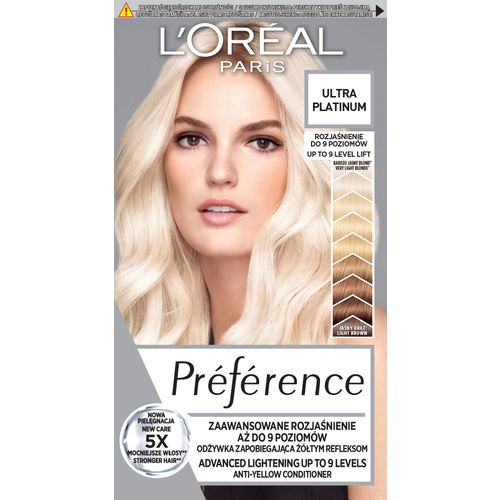 L'Oreal Paris Préférence Ultra Platinum 9L posvetljivač kose