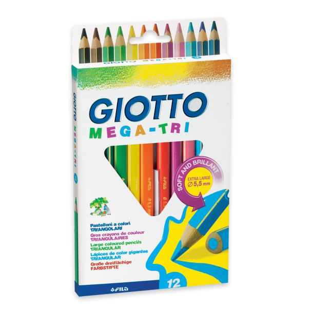 GIOTTO Drvene boje 12/1 mega-tri 0220600