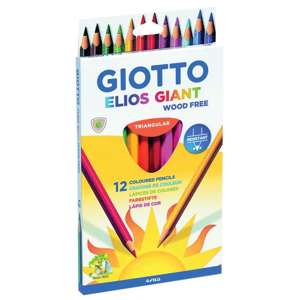 GIOTTO Drvene boje 12/1 elios giant trouglaste 2215