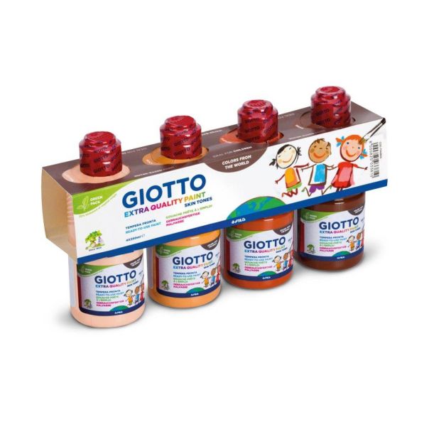 GIOTTO Tempera 250ml skintones set 4x250ml 542800