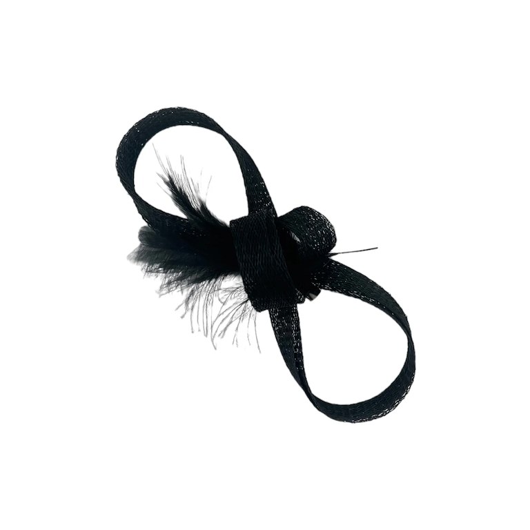 CRNA MAŠNA FASCINATOR