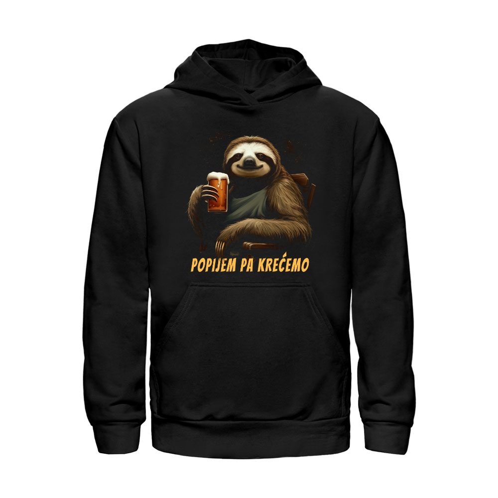 Popijem pa Krecemo, Lenjivac - Unisex Duks