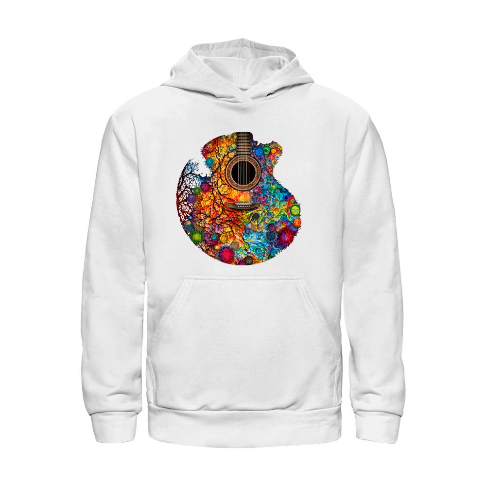 Gitara i Cvece - Unisex Duks