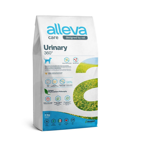 Hrana za pse sa urinarnim problemima 2kg Urinary 360 Adult Care Alleva ALP10277