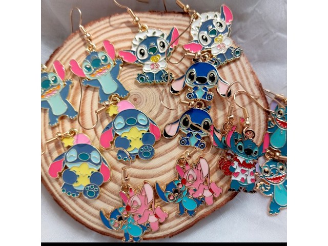 Stitch minđuše više  modela