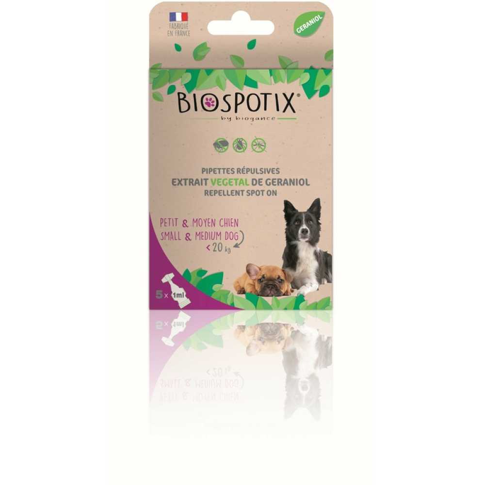 Biogance BioSpotix Dog SpotOn biljne ampule protiv buva i krpelja - S/M 5x1ml