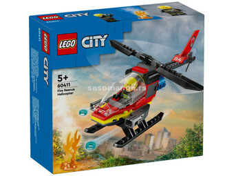 Lego city fire fire rescue helicopter ( LE60411 )