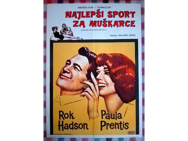 plakat NAJLEPŠI SPORT ZA MUŠKARCE