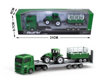 Set vozila - Šleper i traktor sa prikolicom ( 449631 )