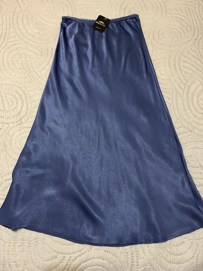 Elegantna plava midi suknja NOVO