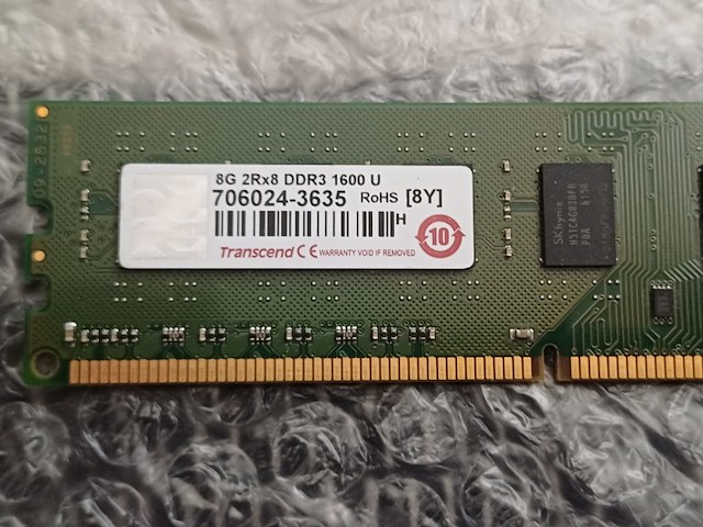 RAM 8Gb DDR3 1600